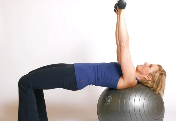 5 Ball Exercises for the Arms — Healthy Builderz